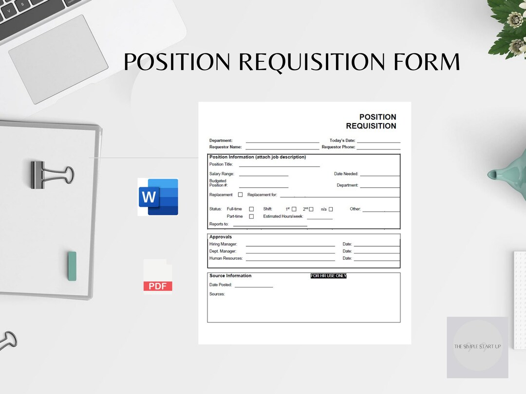 POSITION REQUISITION FORM - Etsy