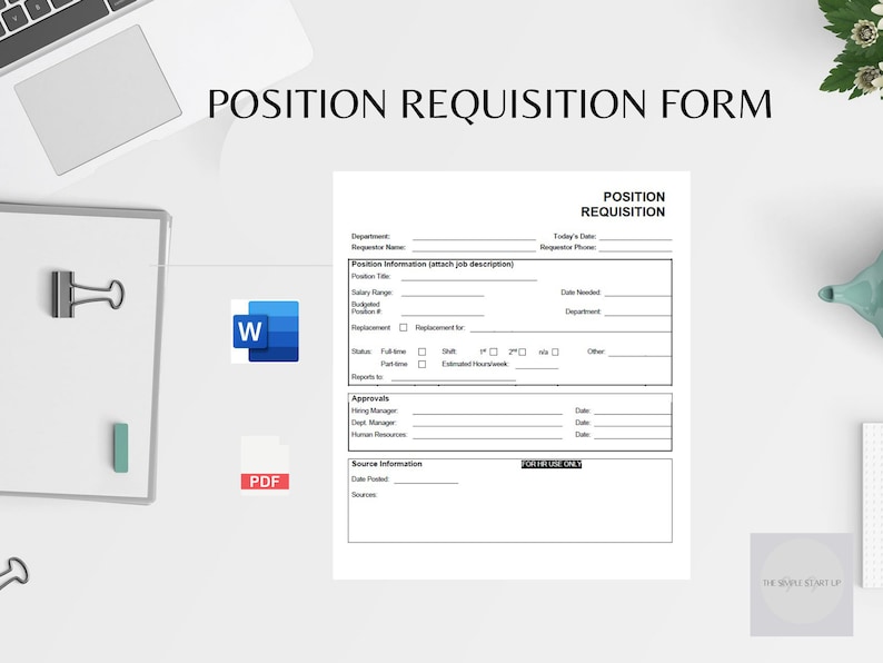POSITION REQUISITION FORM - Etsy