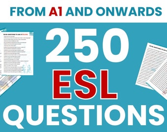 50 ESL QUESTIONS | A2 Level| Speaking Practice | Ideal for Online ...
