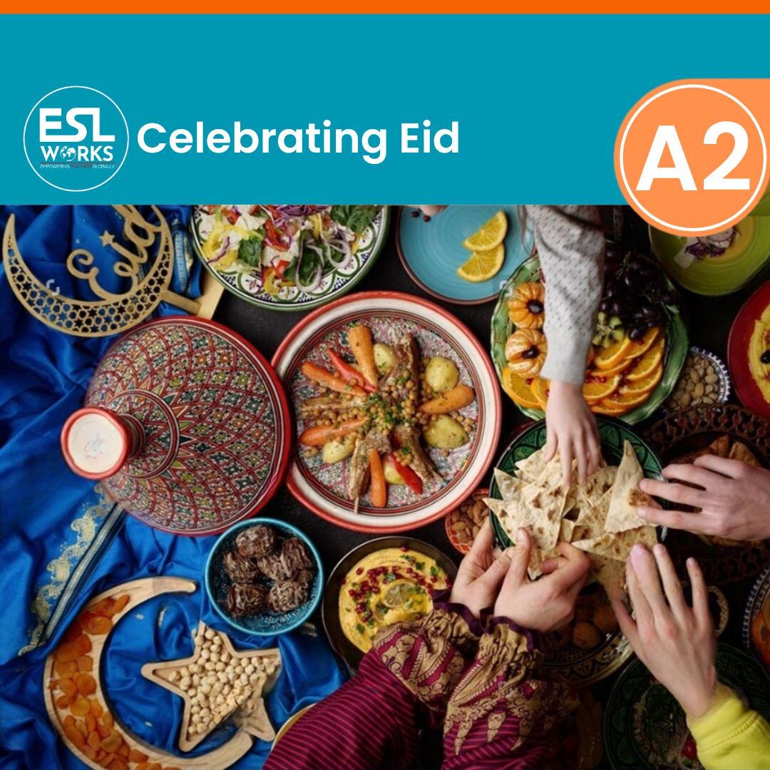 CELEBRATING EID| A2 Elementary | ESL Lesson | Perfect for Online ...