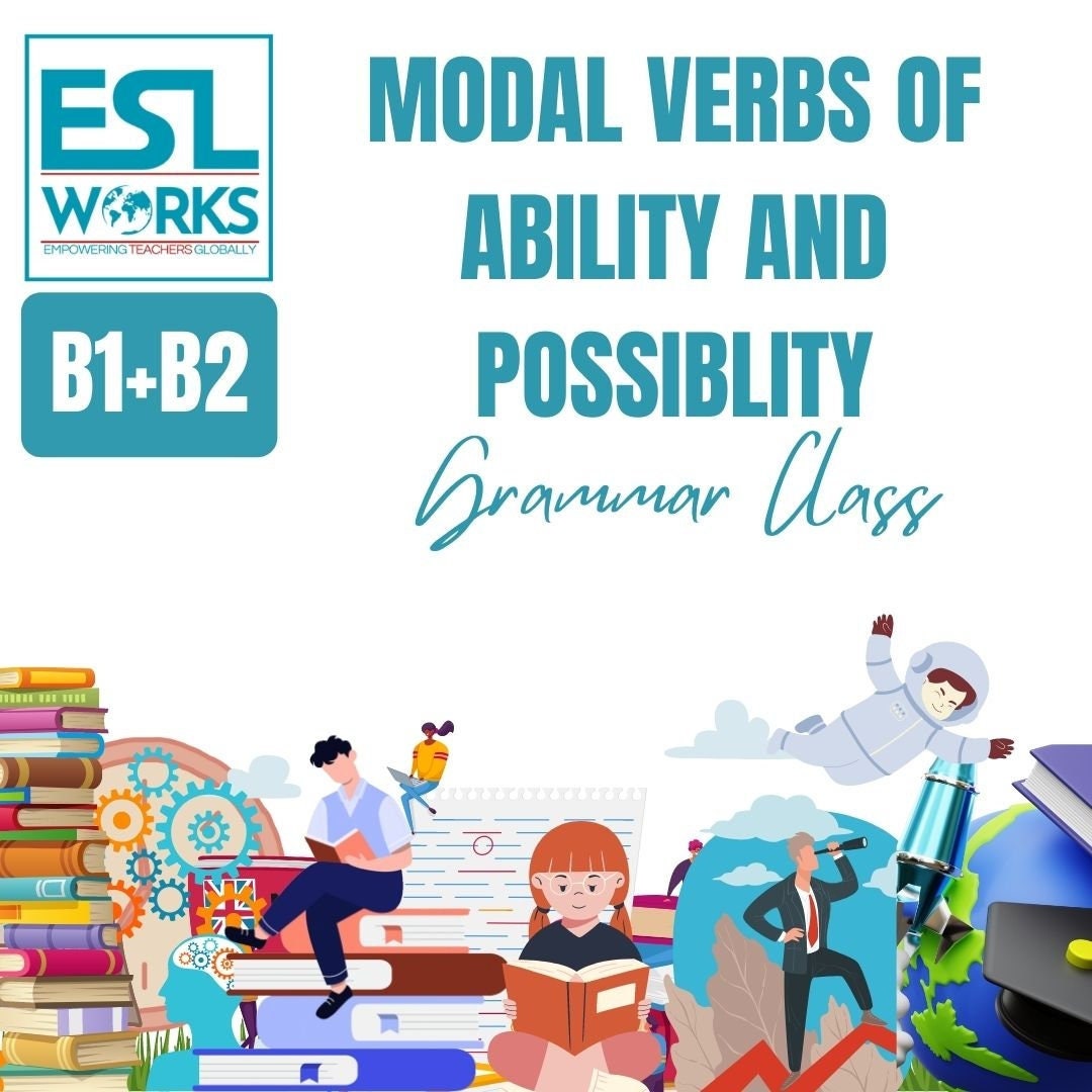 MODAL VERBS | ESL Lesson | B1 Intermediate | B2 Upper-intermediate | Perfect for Online ...