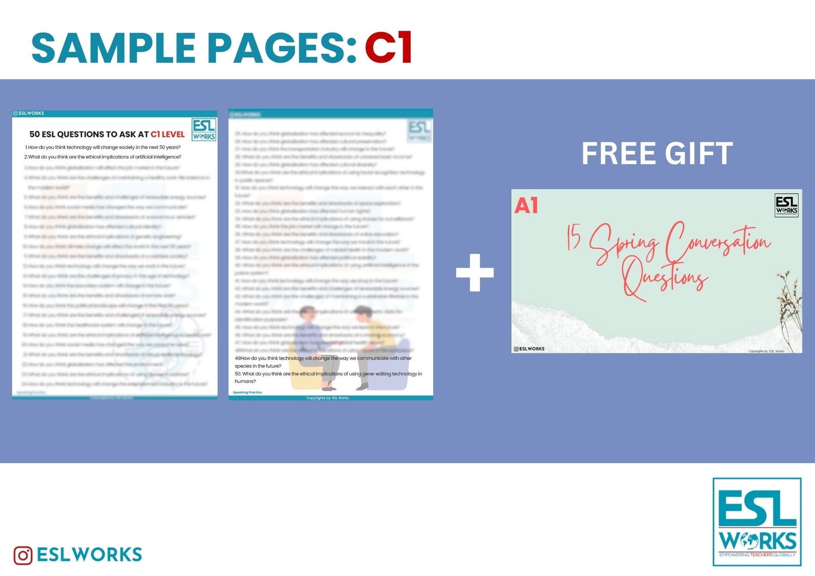 50 ESL QUESTIONS C1 Level Speaking Practice Ideal for - Etsy