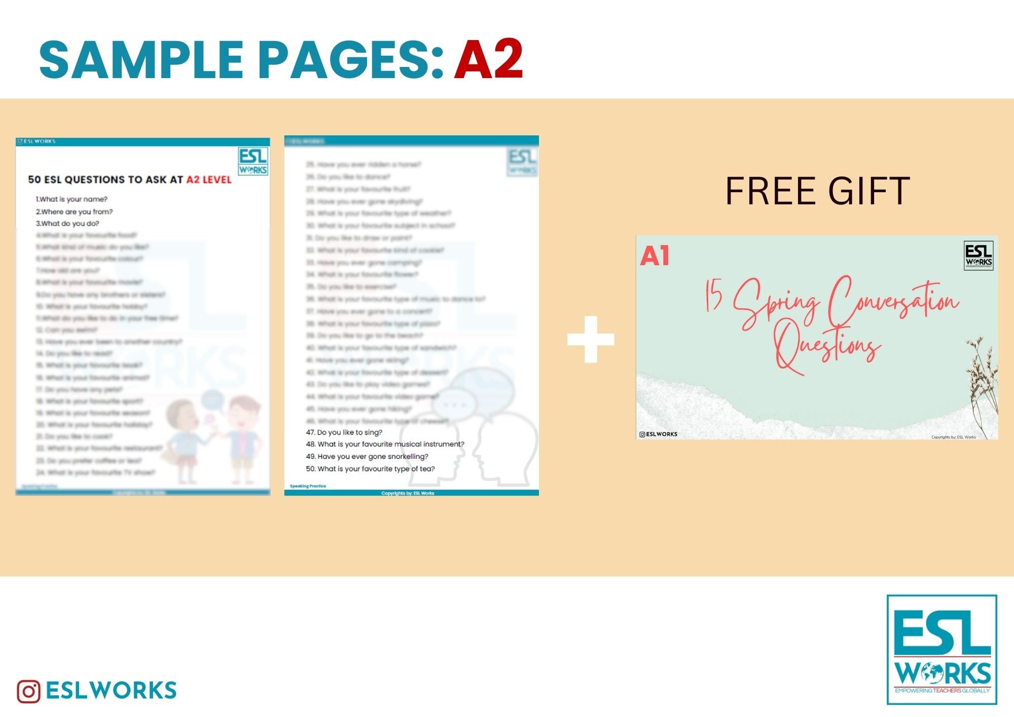 50 ESL QUESTIONS | A2 Level| Speaking Practice | Ideal for Online ...