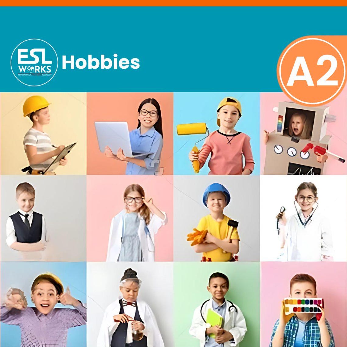 HOBBIES | A1 Beginner | A2 Elementary | ESL Lesson |perfect for Online ...