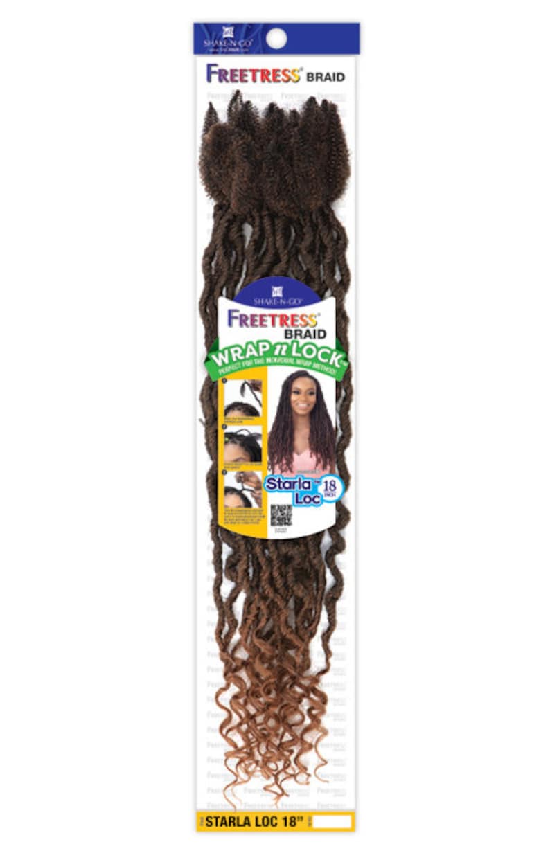 Freetress Crochet Hair Star Loc 18 Wrap N Lock - Etsy