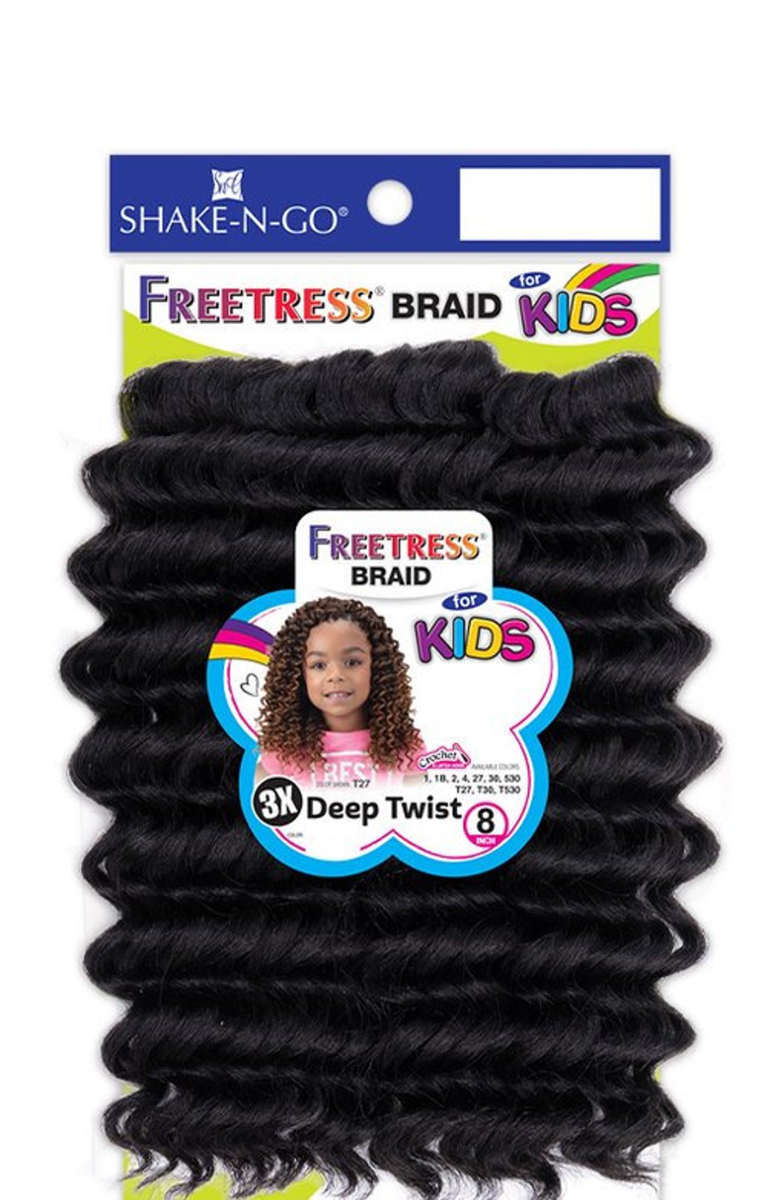Freetress Crochet Hair 3X KIDS-DEEP TWIST 8 - Etsy