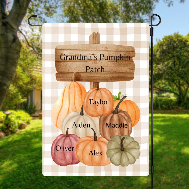 Fall Garden Flag - Etsy