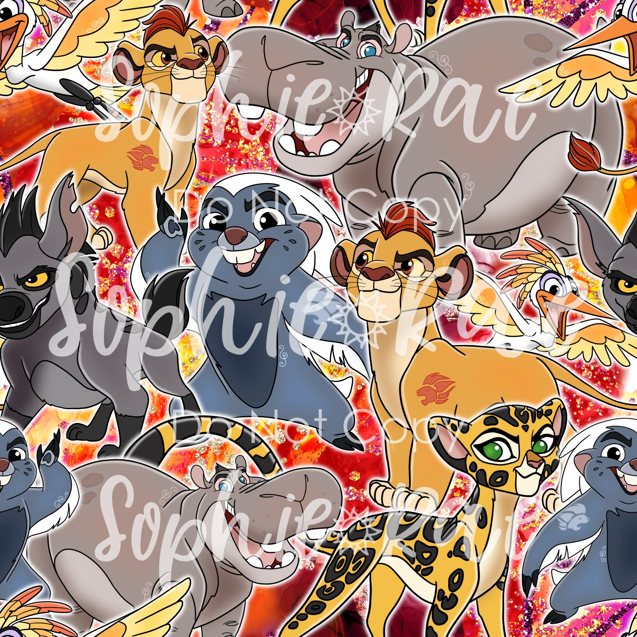 The Guard Seamless Pattern - Etsy