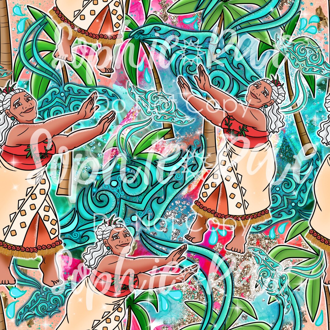 Grandmother Seamless Pattern - Etsy