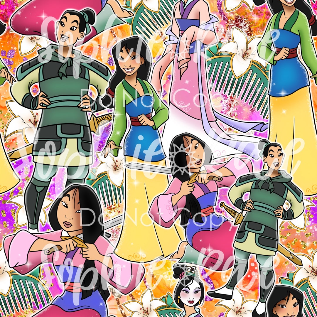 Warrior Princess Seamless Pattern - Etsy