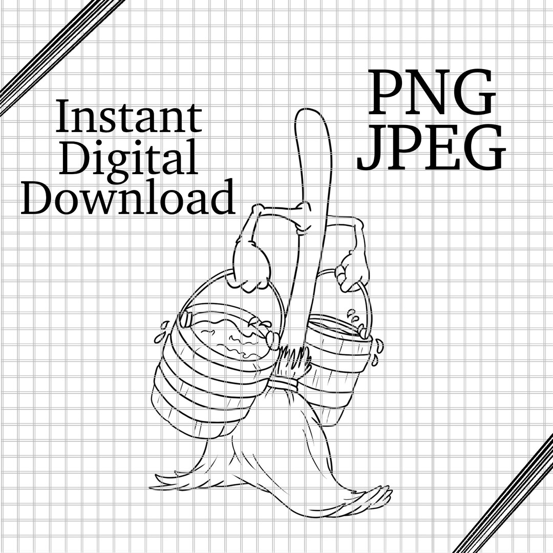 Broom Character Clipart - Etsy