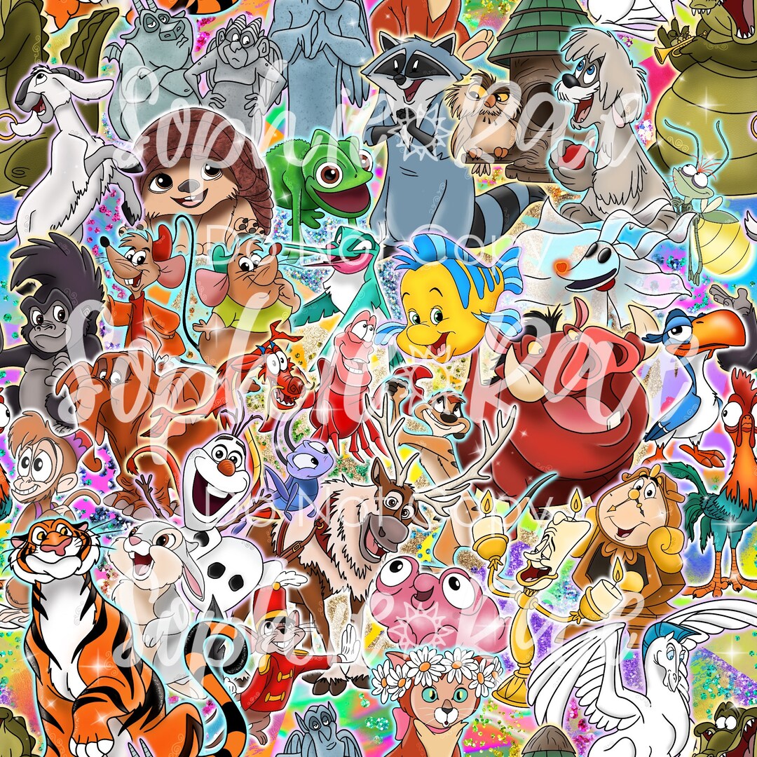 Hero Sidekicks Seamless Pattern - Etsy
