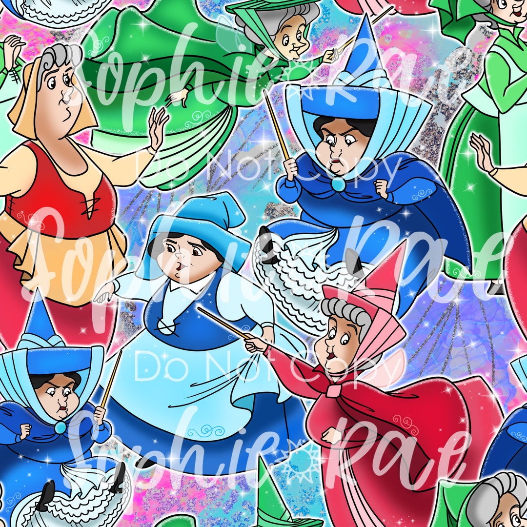 Good Fairies Seamless Pattern - Etsy