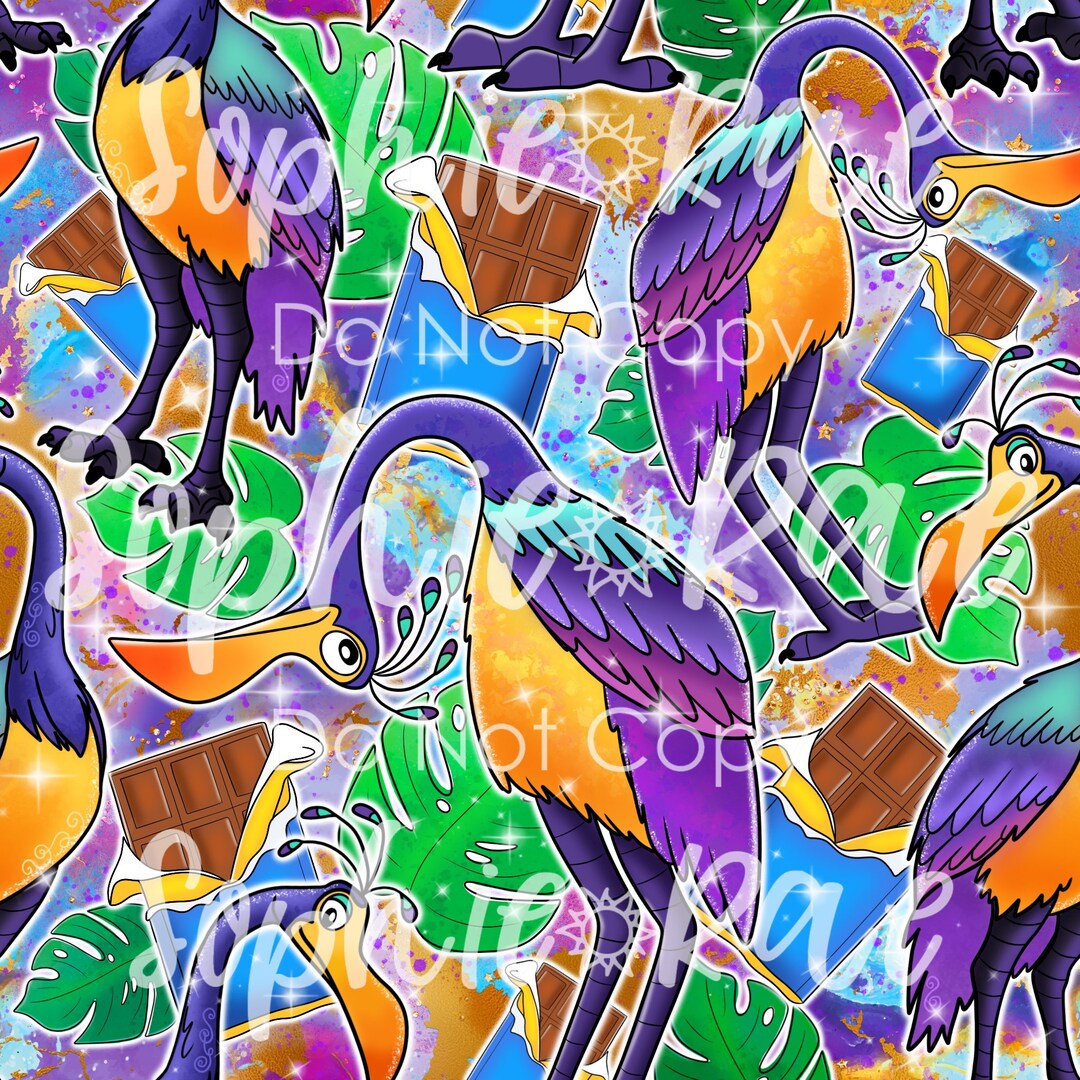 Big Bird Seamless Pattern - Etsy