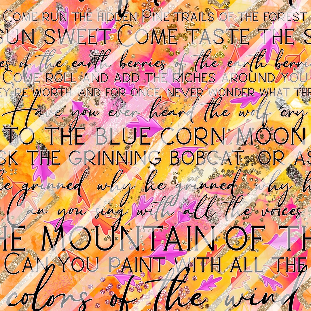 Wind Lyrics Seamless Pattern - Etsy