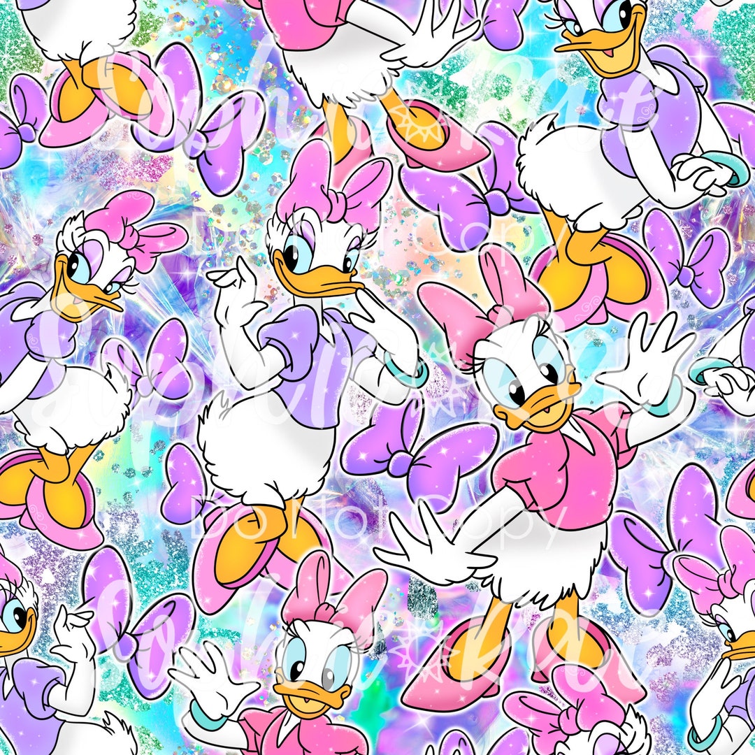 Girl Duck Seamless Pattern - Etsy