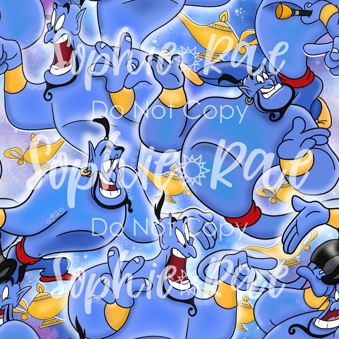 Genie Seamless Pattern - Etsy