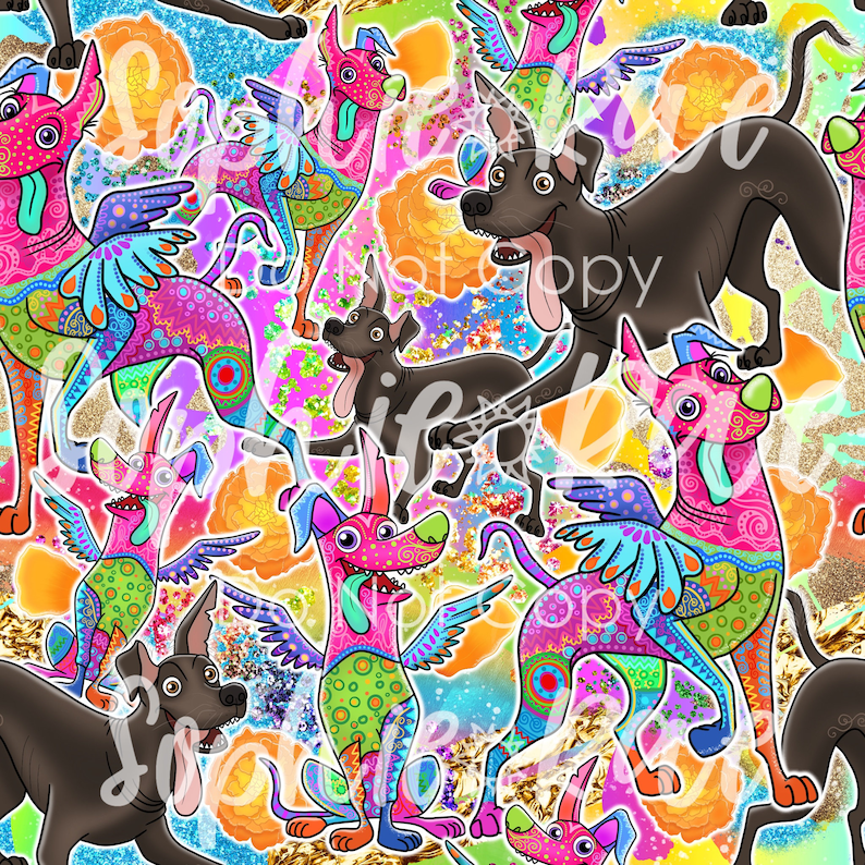Stray Friend Seamless Pattern - Etsy
