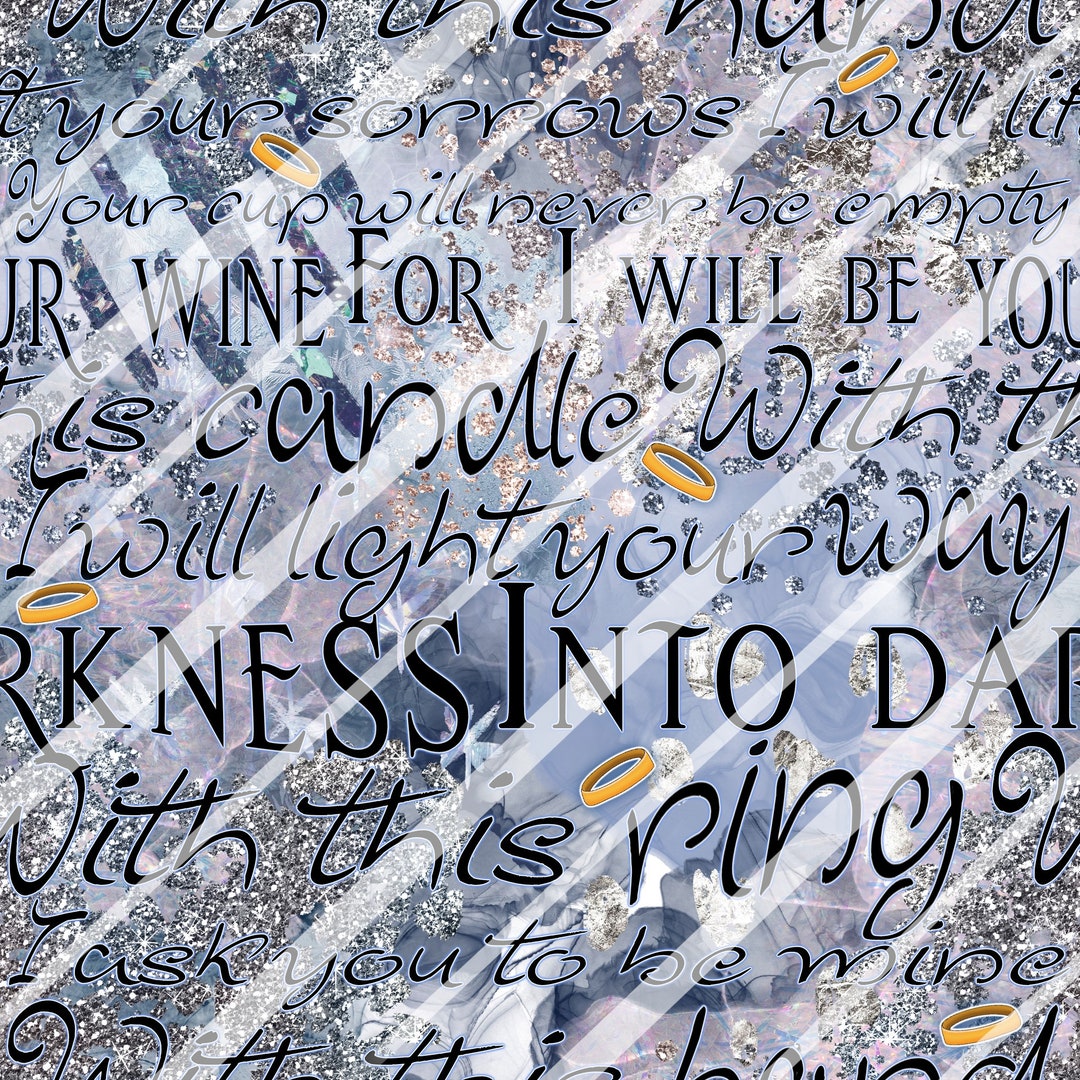 Vows Seamless Pattern - Etsy