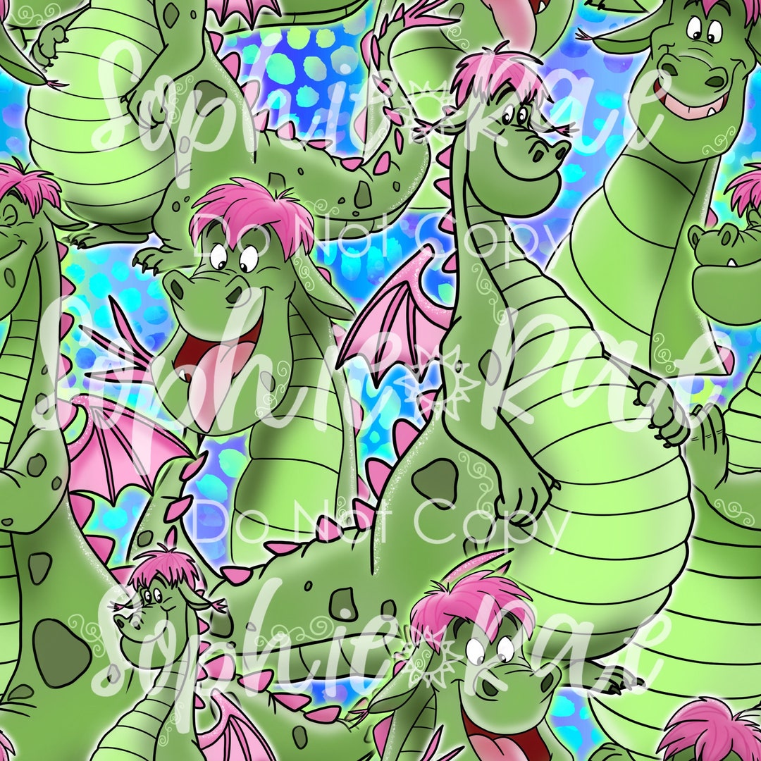 Green Dragon Seamless Pattern - Etsy