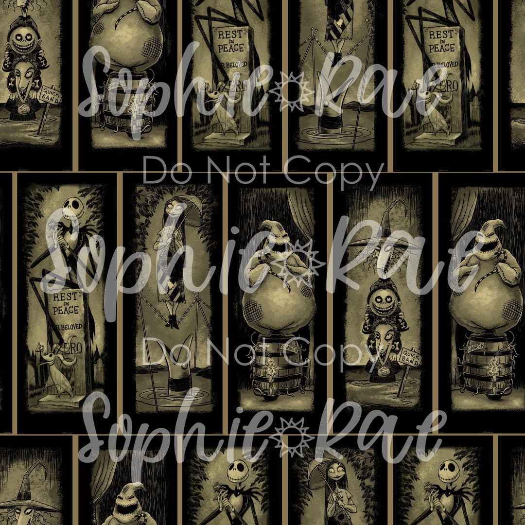 Nightmare Portraits Seamless Pattern - Etsy