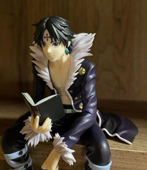 Hunterxhunter Chrollo ,ornamental Statuette, Manga Anime Chrollo in ...