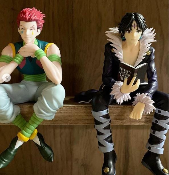 Hunterxhunter Chrollo ,ornamental Statuette, Manga Anime Chrollo in ...