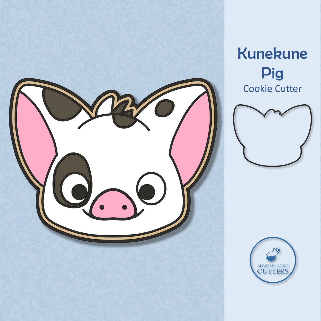 Kunekune Pig Cookie Cutter - Animal Shaped Cookies - Etsy