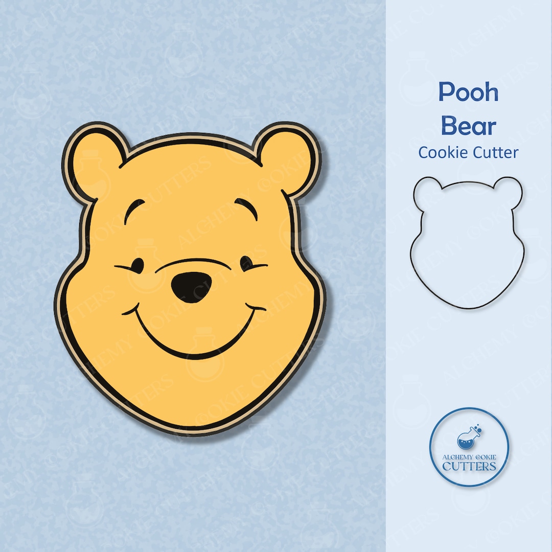 Pooh Bear Cookie Cutter: Honey Bear Cookies - Etsy
