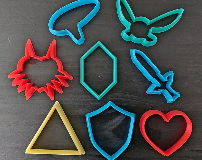 Zelda Themed Cookies Link and Zelda Shield 1 Dozen - Etsy