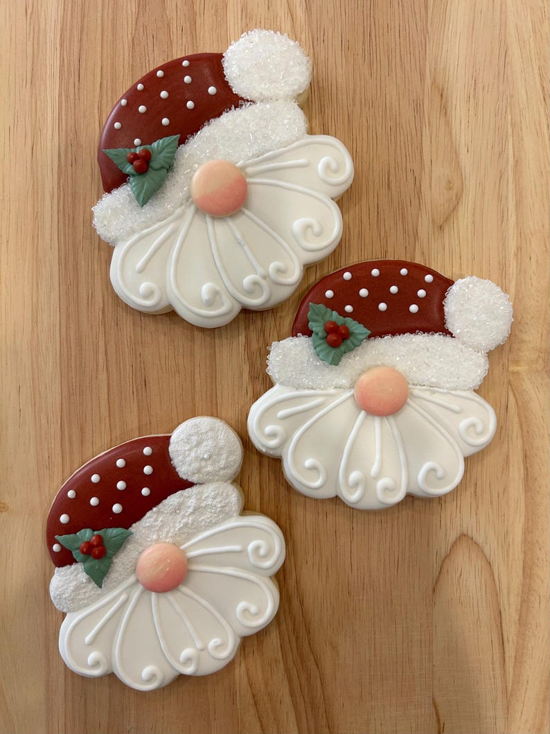 Santa Face Cookie Cutter - Christmas Cookies - Etsy