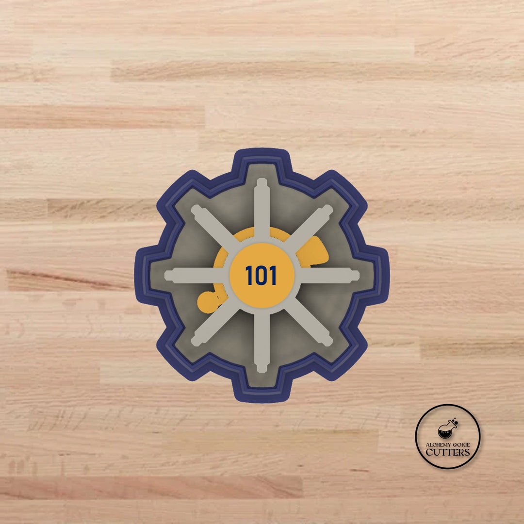 Nuclear Fallout Inspired Vault Door Cookie Cutter Vault Door - Etsy