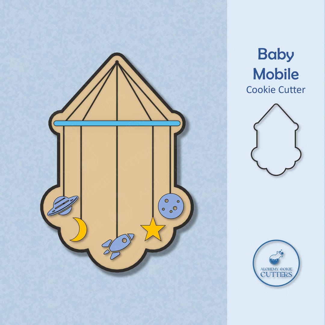 Baby Mobile Cookie Cutter: Baby Shower Favor - Etsy