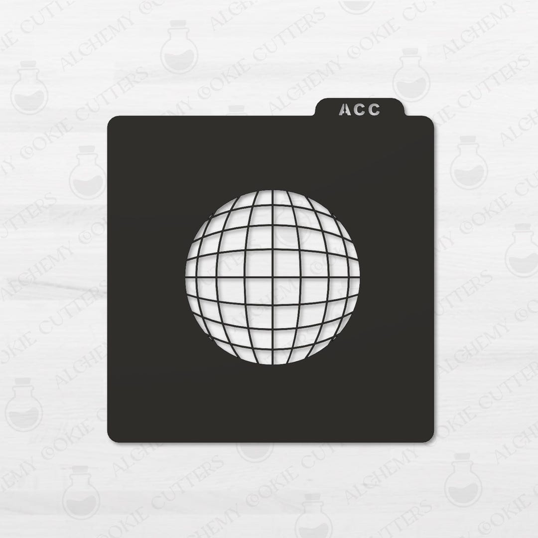 Disco Ball Stencil - Disco Ball Pattern Stencil - Etsy
