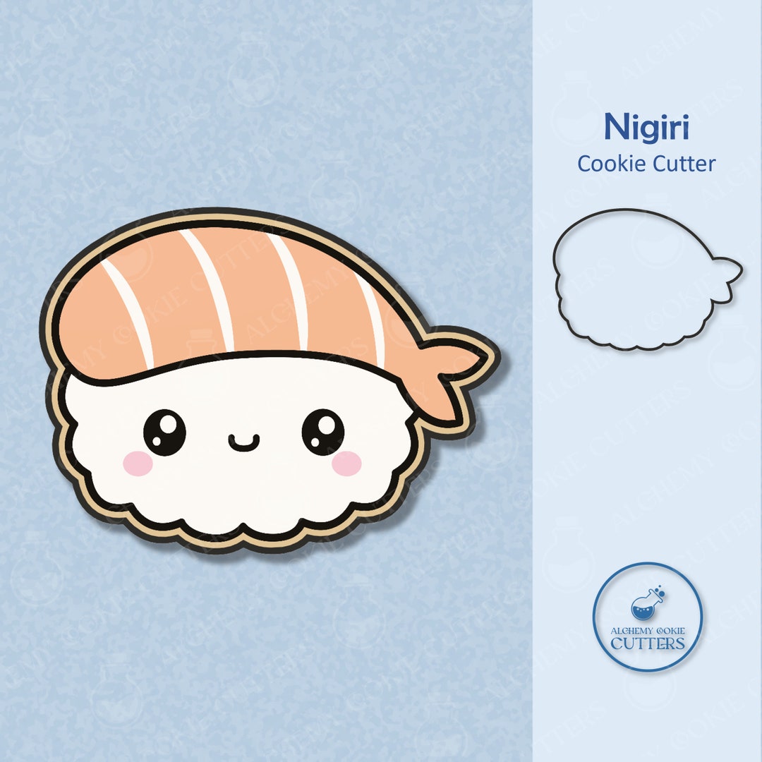 Nigiri Cookie Cutter Sushi Themed Cookie Cutter - Etsy