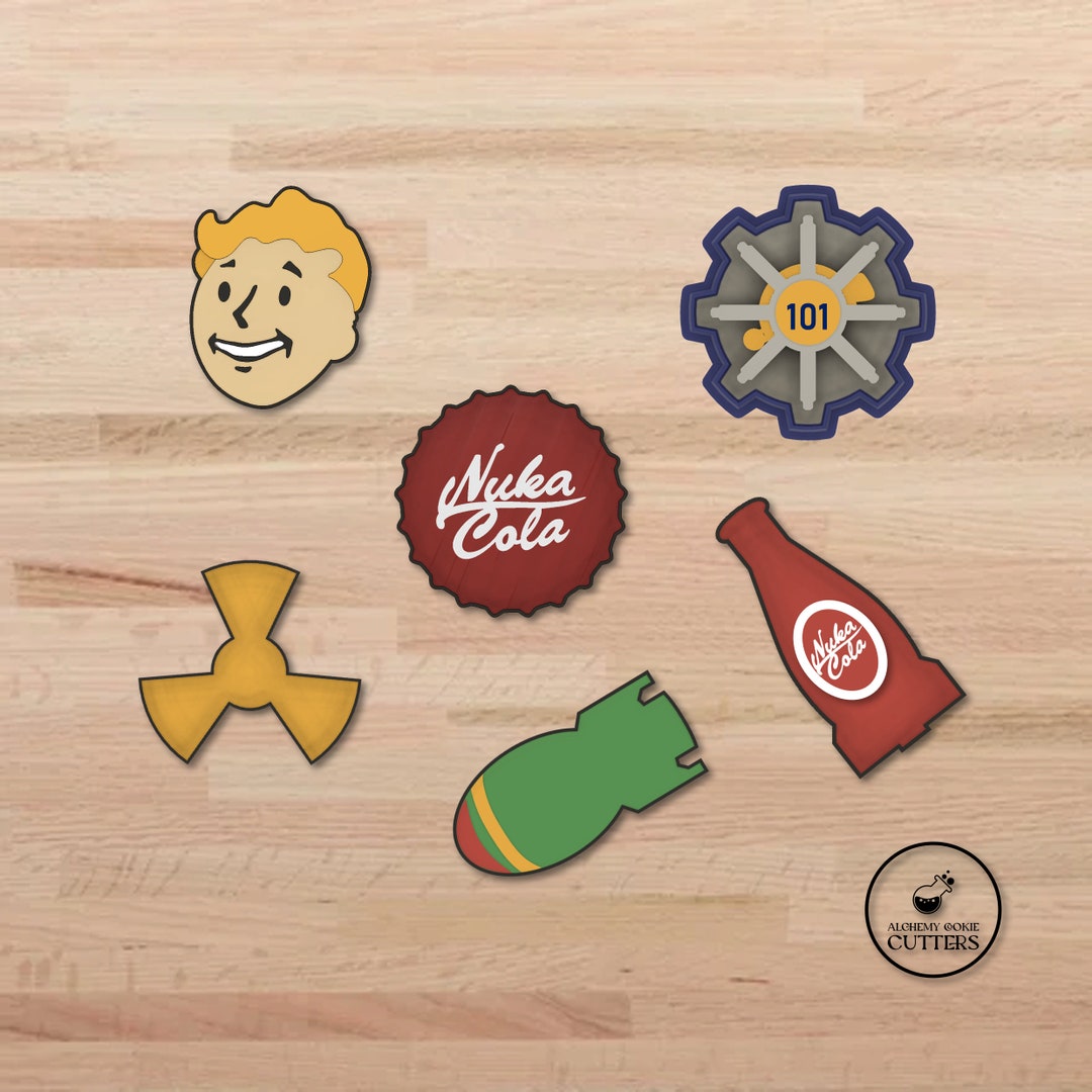 Nuclear Fallout Inspired Cookie Cutter Set - Etsy