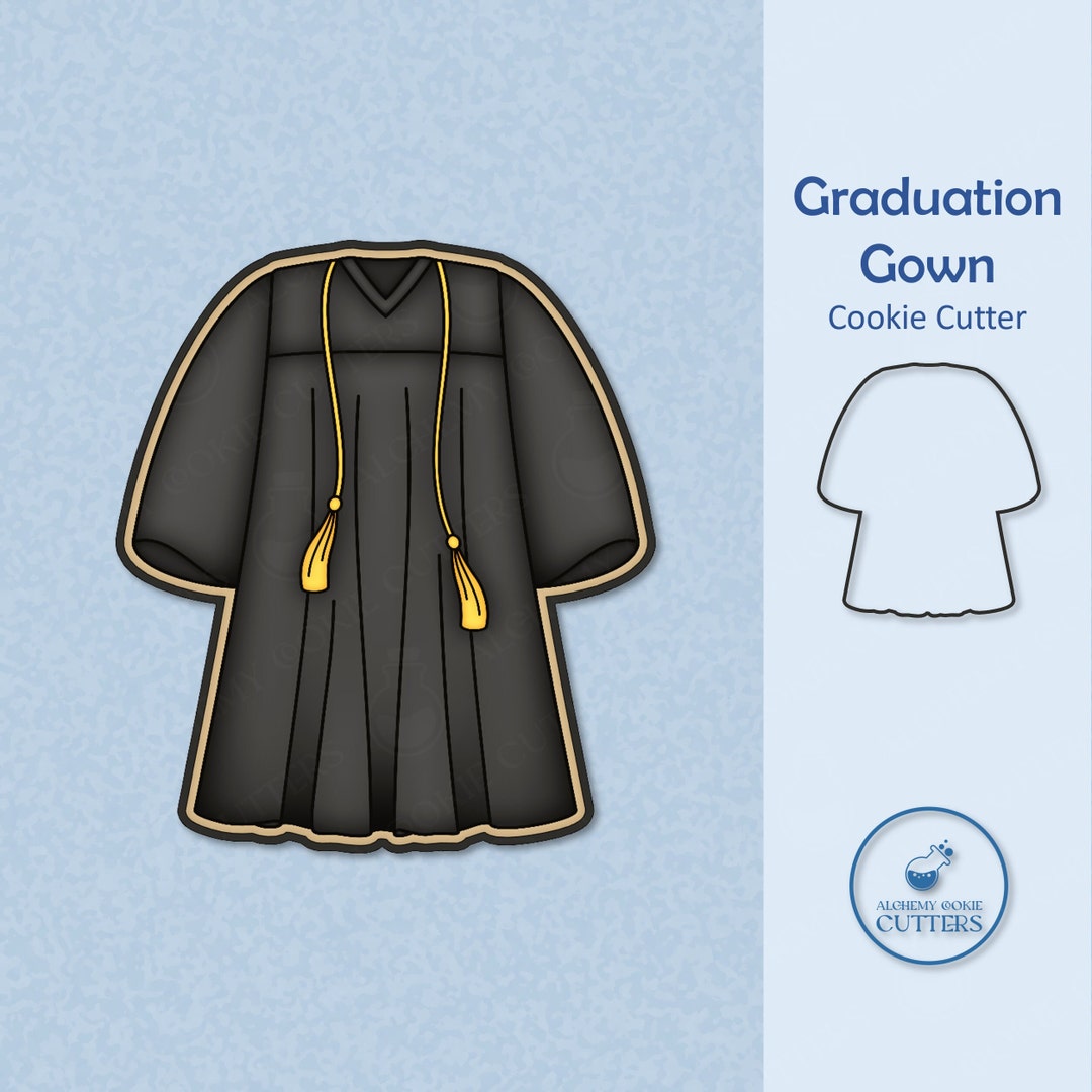 Graduation Gown Cookie Cutter - Etsy