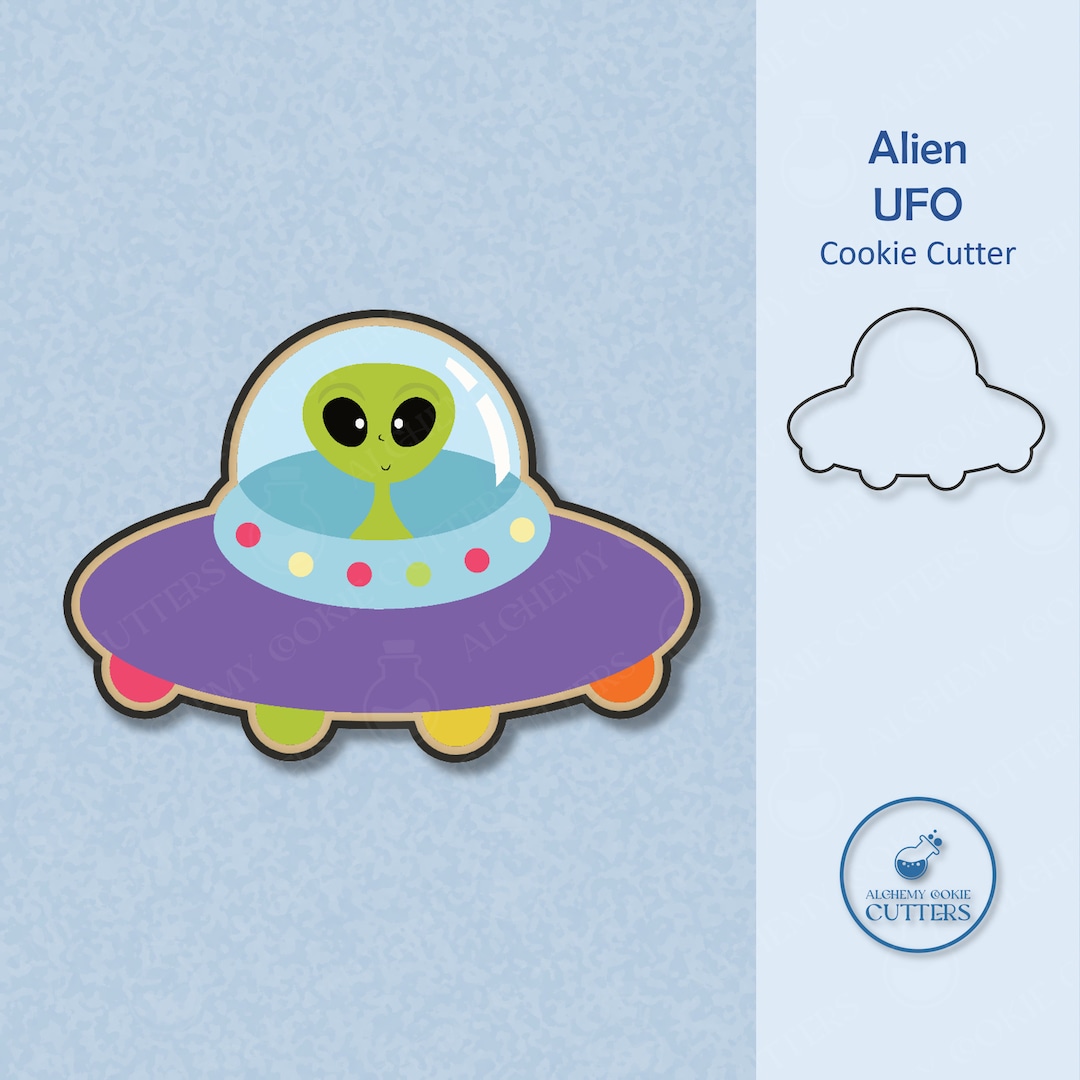 Alien UFO Cookie Cutter - Space Theme - Etsy