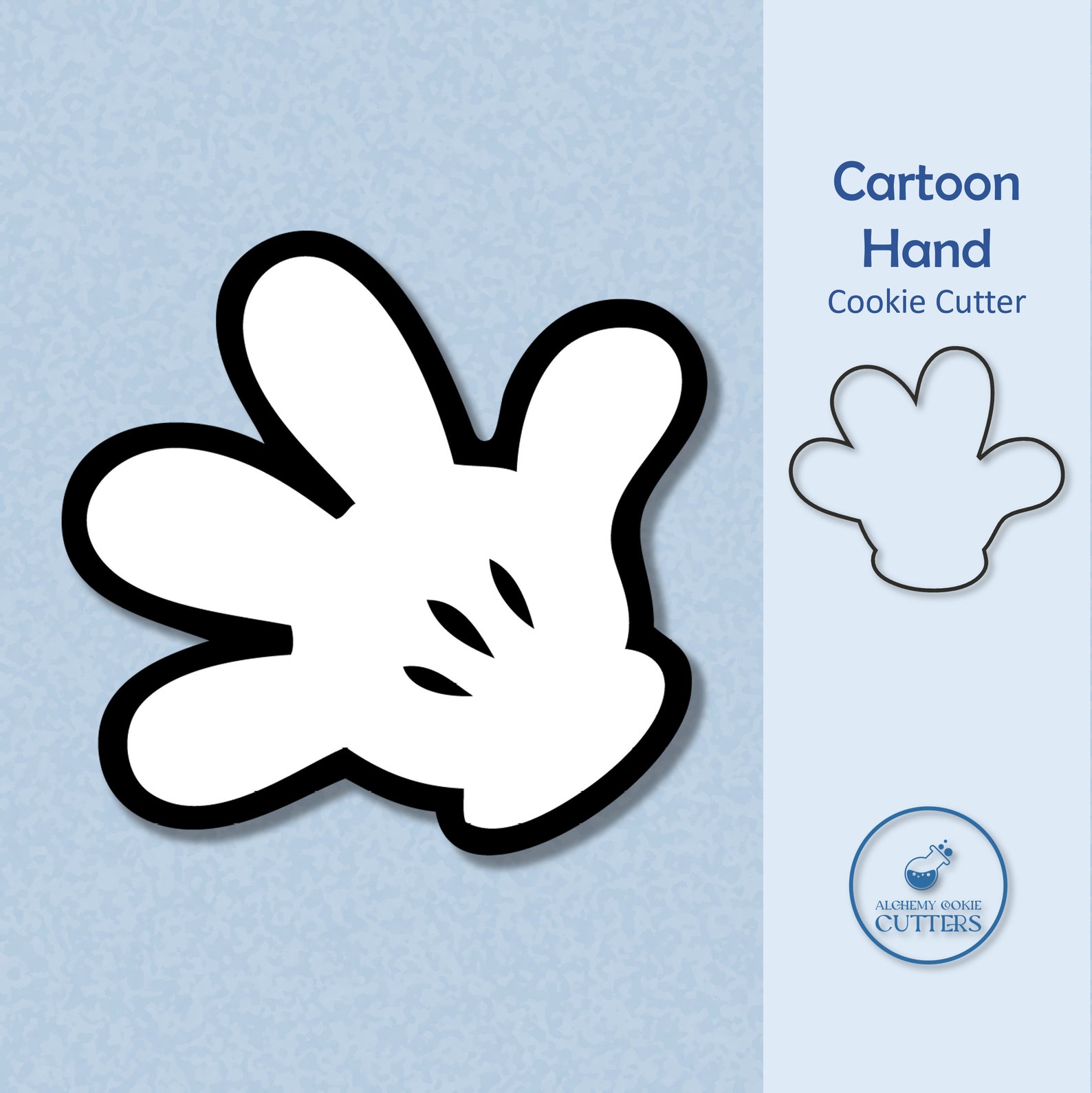 Cartoon Hand Cookie Cutter - Etsy