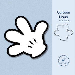 Cartoon Hand Cookie Cutter - Etsy