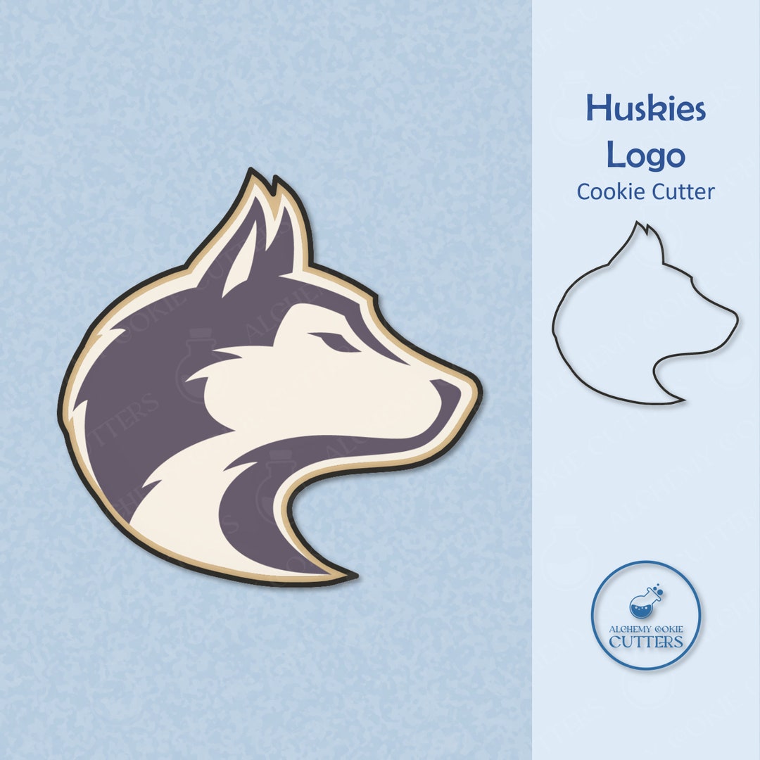 Huskies Cookie Cutter - Sports Cookie Cutter - Etsy