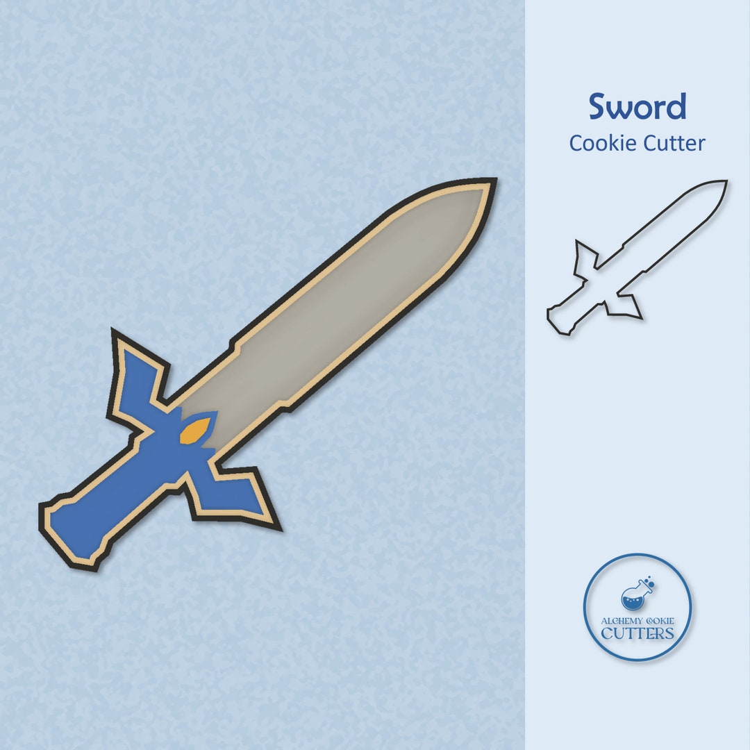 Legendary Hero Themed Sword Cookie Cutter - Etsy