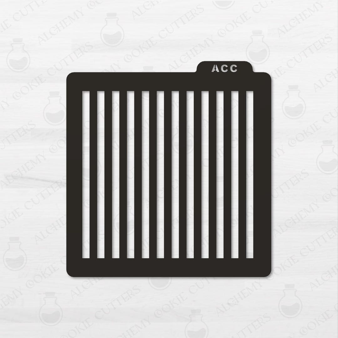 Line Stencil: Stripe Pattern for Gingham - Etsy