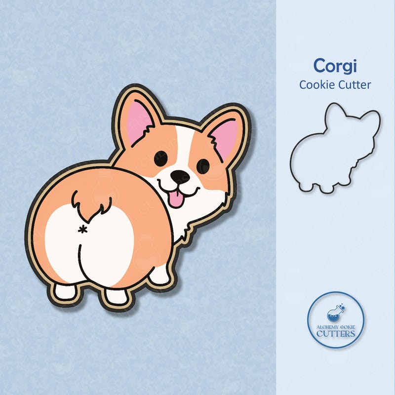 Corgi Cookie Cutter - Etsy