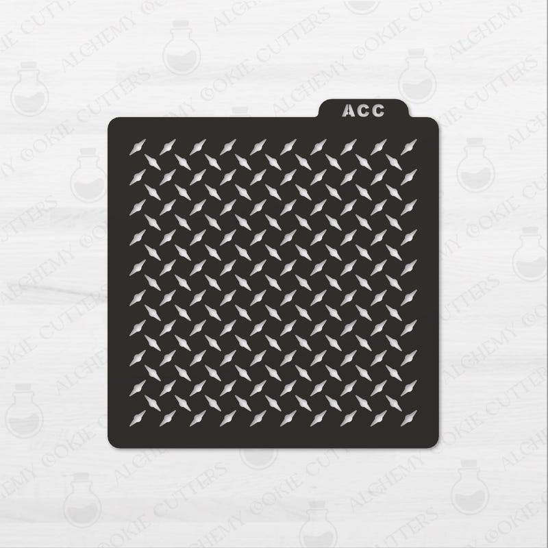 Diamond Pattern Stencil - Etsy