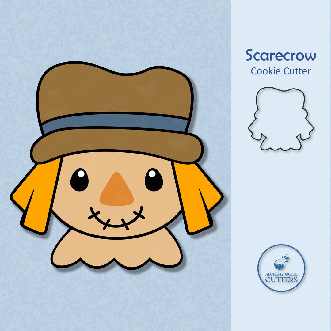 Scarecrow Cookie Cutter: Fall Thanksgiving Treat Cutter - Etsy