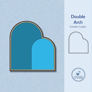 Double Arch Cookie Cutter - Double Arch Plaque - Etsy
