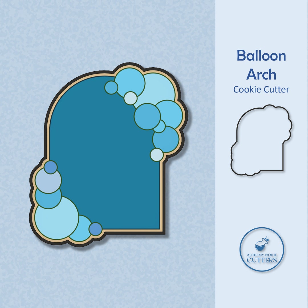 Balloon Arch Cookie Cutter - Bubble Arch Plaque - Etsy