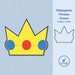 Super Video Game Inspired Princess Crown Cookie Cutter - Etsy