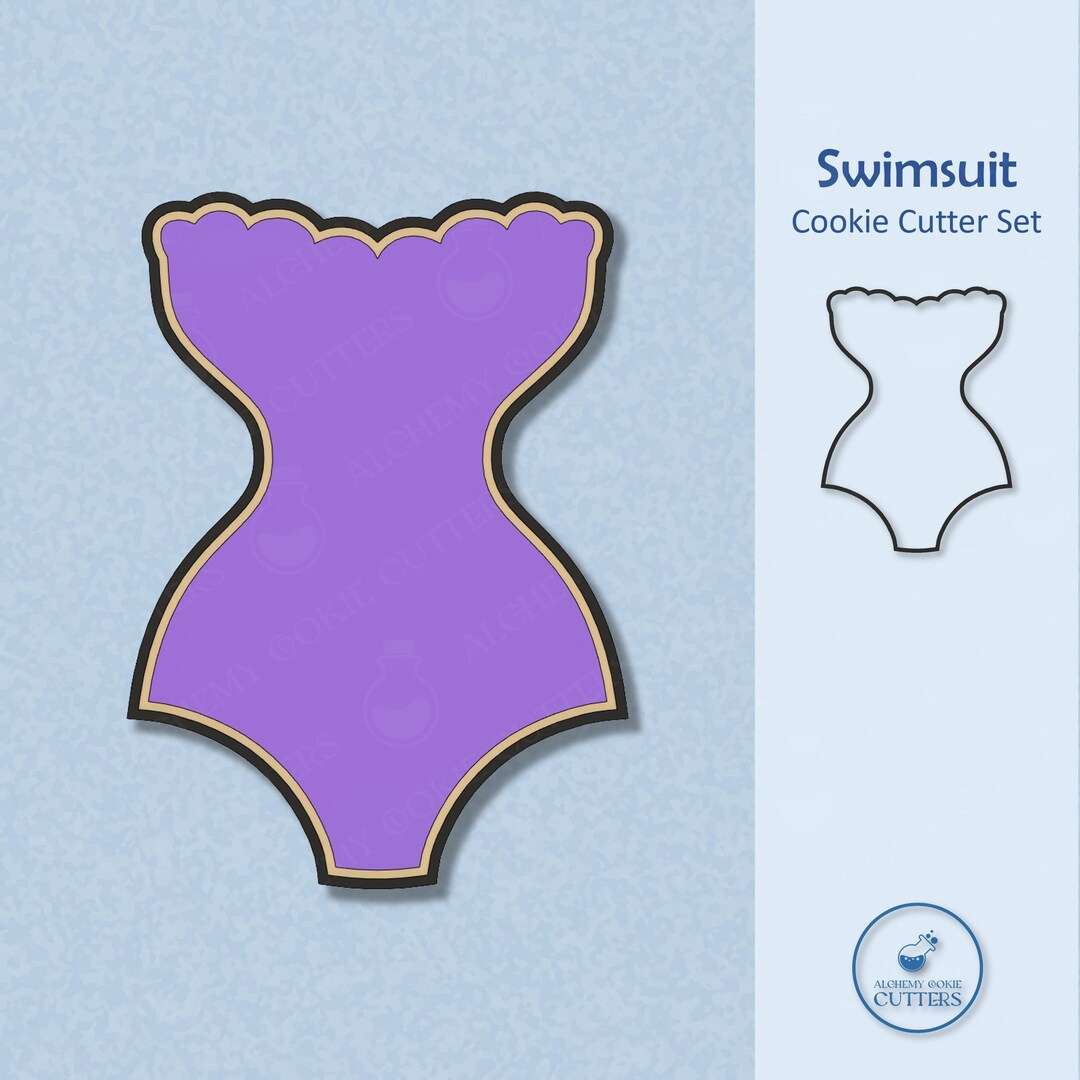 Swimsuit Cookie Cutter - Summer, Pool Party Cookie Cutters - Etsy